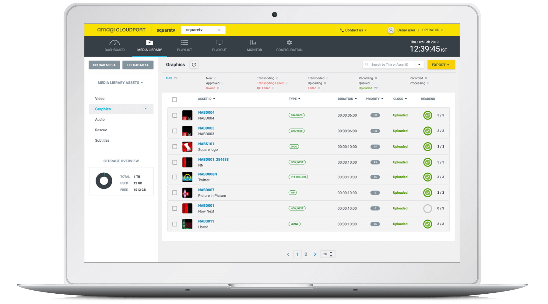 CLOUDPORT Cloud Playout Solutions | Amagi